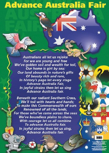 Advance Australia Fair Poster – Edu-21