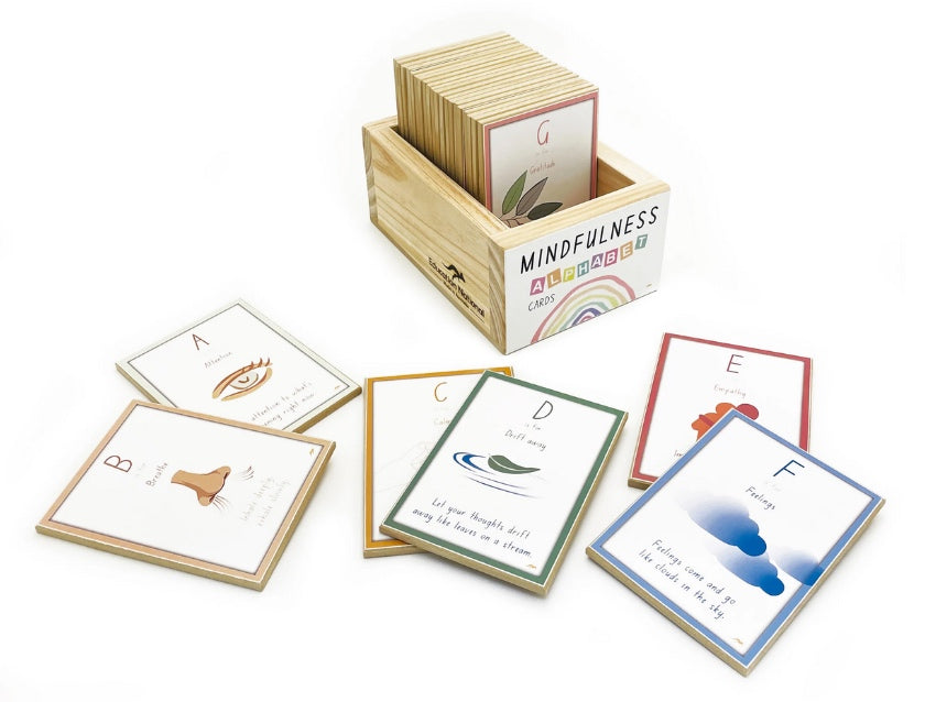 Alphabet Mindfulness Cards – 26 Piece Early Learning Set – Edu-21