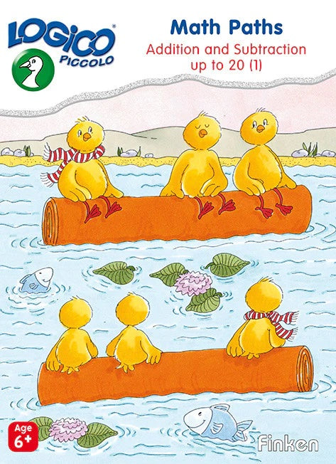 PICCOLO Math Paths #1 Addition and Subtraction to 20. 16 Double-Sided ...