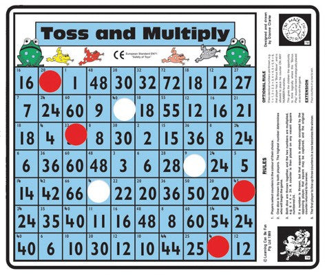 Roll and Multiply Desk Game – Edu-21