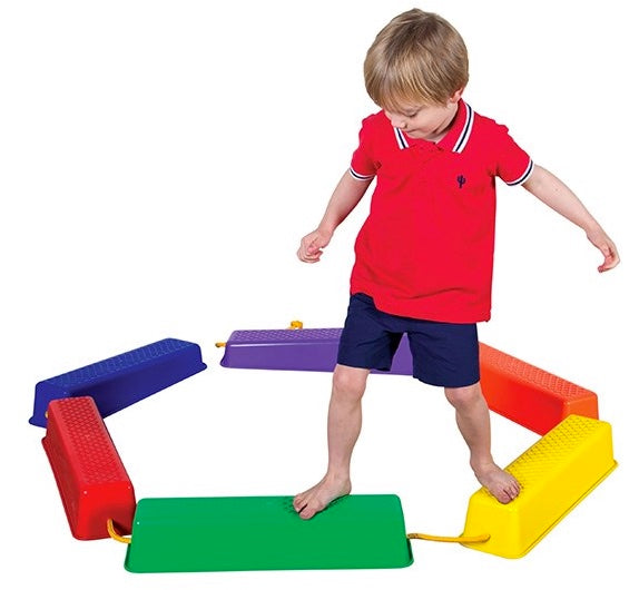 Step-a-Logs Balance Set – Fun Gross Motor Play, 6pcs – Edu-21