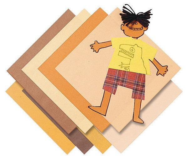 Skin Tone Craft Paper 48pcs – Edu-21