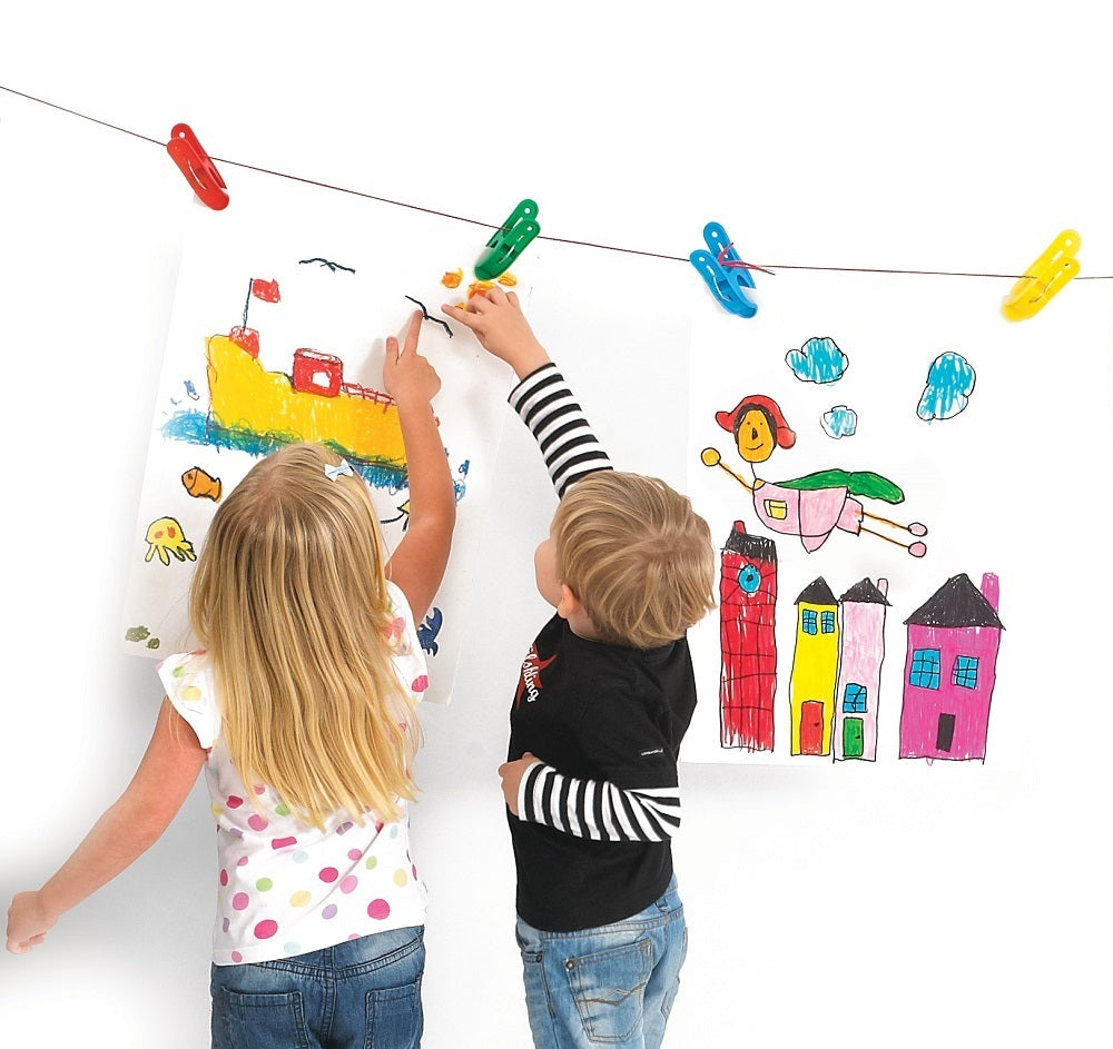 Giant Classroom Pegs – 20 Piece Set for Art & Display – Edu-21