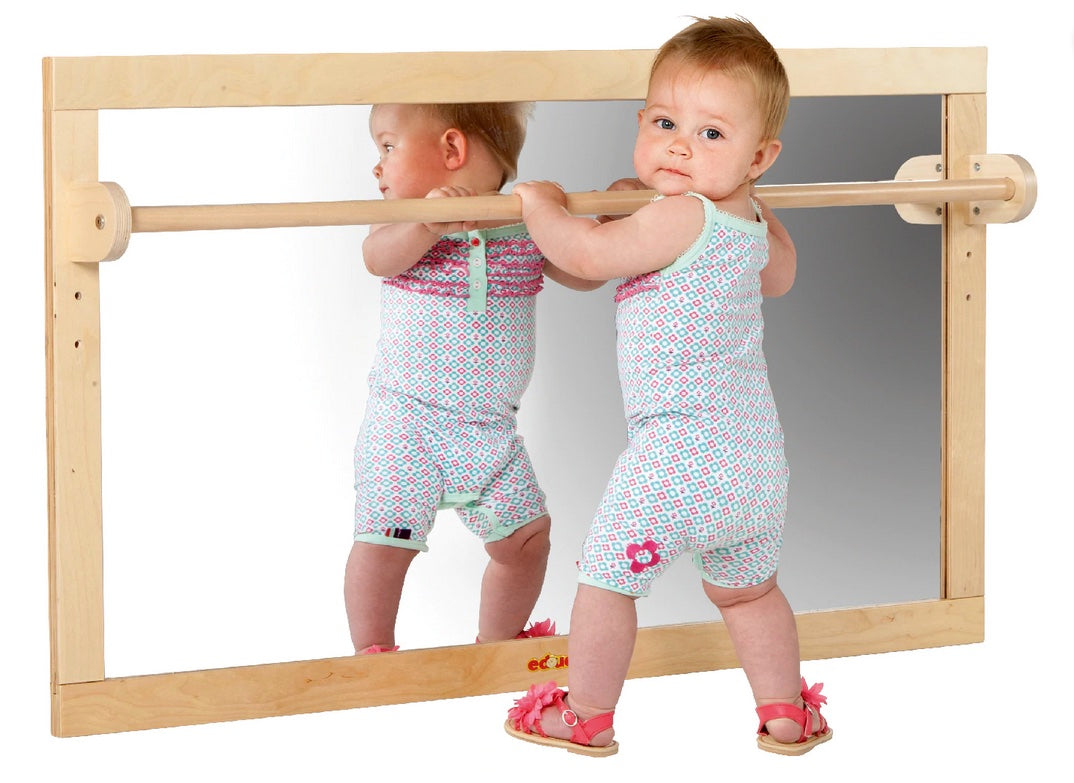 Baby Wall Mirror With Handrail – Edu-21