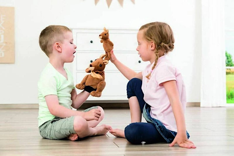 Kanga and Juju - Kangaroo Hand Puppets – Edu-21
