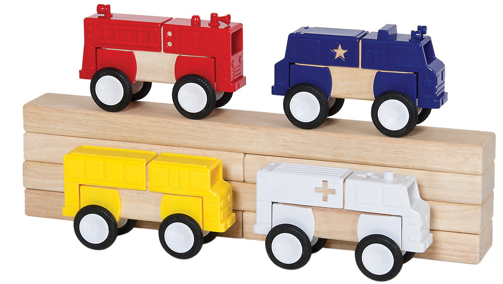 Block Mates Community Vehicles 16pcs – Edu-21