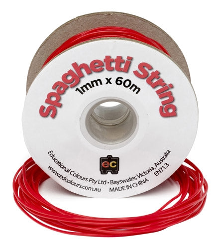 Spaghetti Tubing Red 60m – Edu-21
