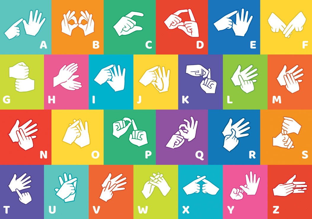 Australian Sign Language A3 Puzzle 24pcs – Edu-21
