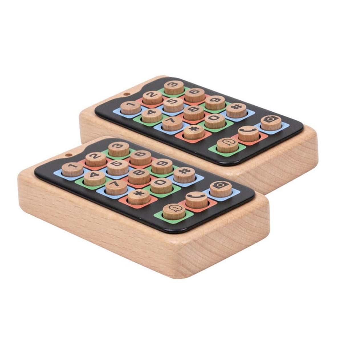 Wooden Phone Set – Pretend Play Communication Toy for Kids – Edu-21